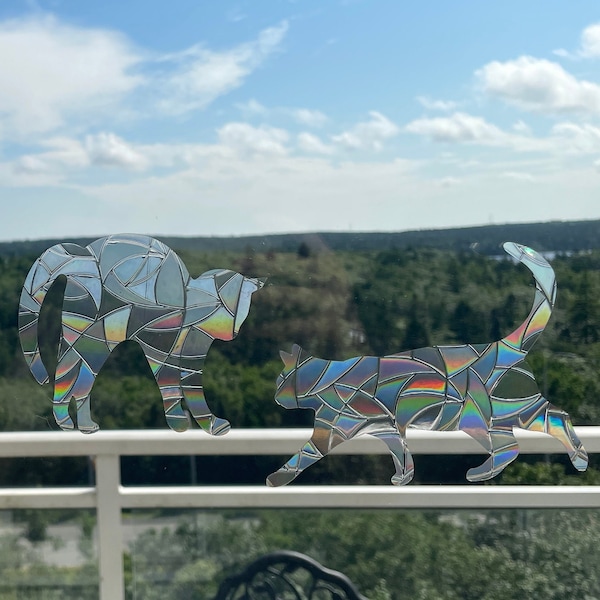 Cat Suncatcher - Etsy