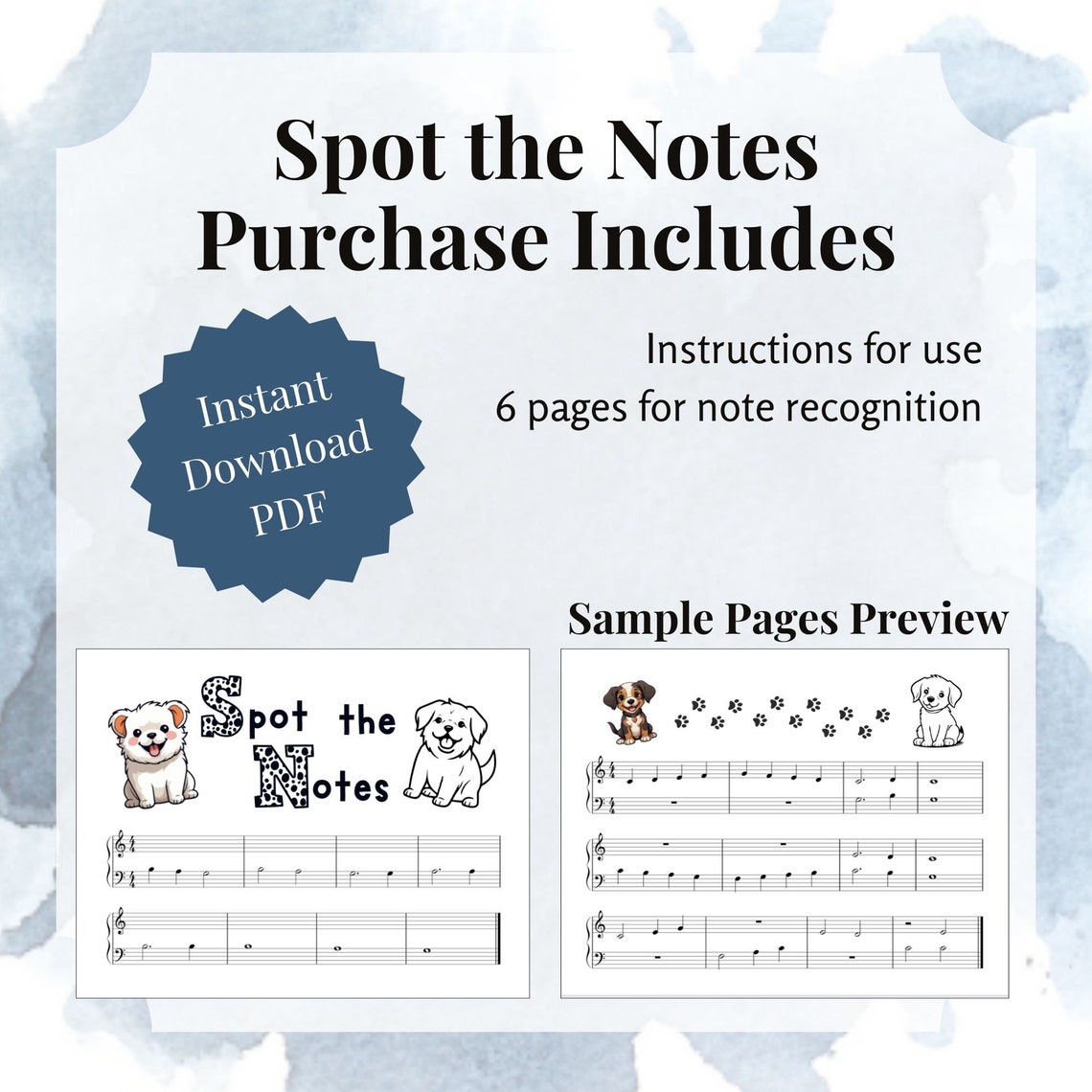 Spot the Notes grand Staff Music Activity - Etsy