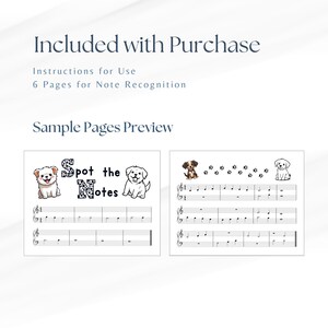 Music Note Recognition Activity (printable) - Etsy