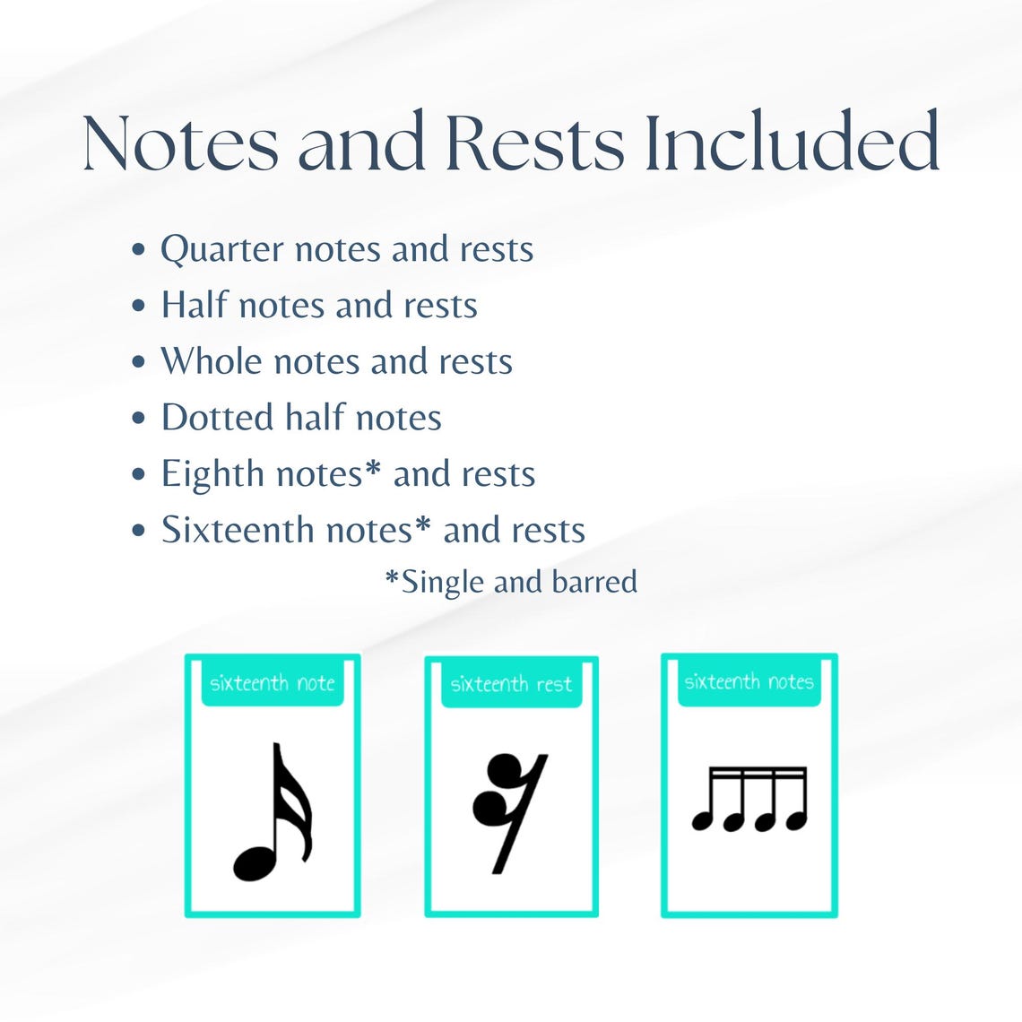 Music Rhythm Flashcards: Rhythm Practice (printable PDF) - Etsy