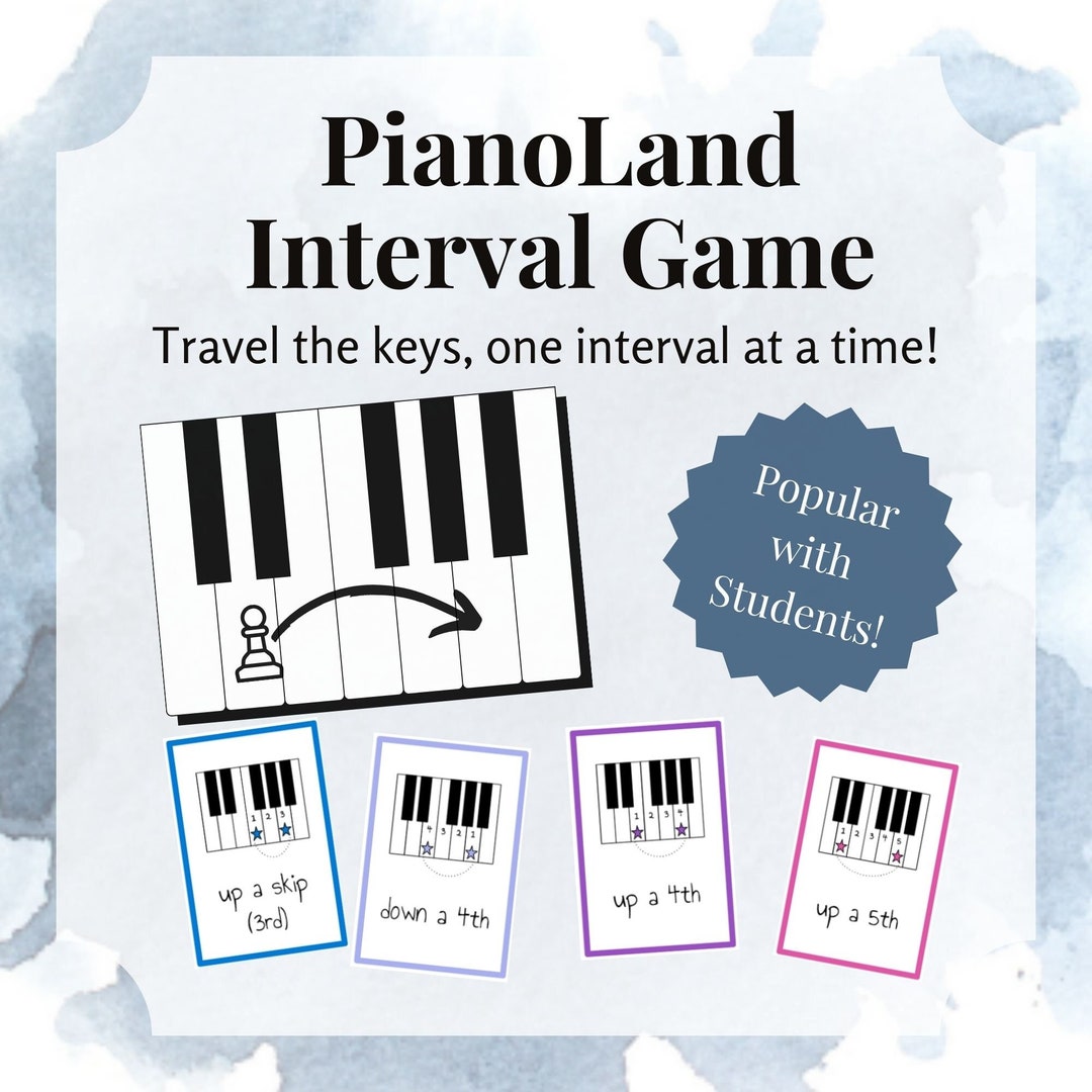 Piano Interval Game - Etsy