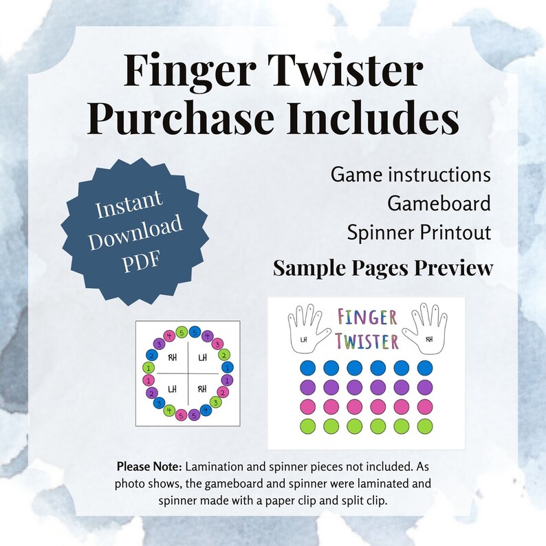 Finger Twister piano Game - Etsy