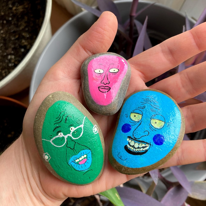 Funny Painted Rocks - Etsy