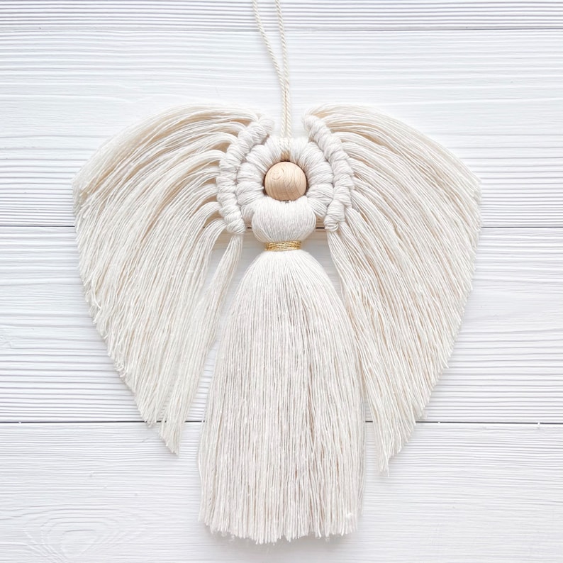 Macrame Angel Pdf Pattern Macrame Pattern for Beginners - Etsy