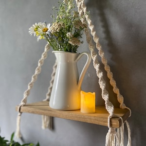 Macrame Shelf PATTERN Pdf, Macrame Wall Shelf DIY, Macrame Magazine Holder, Macrame for Home ...