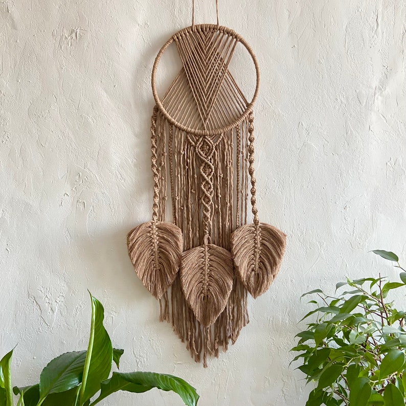 Macrame Dreamcatcher Pattern PDF, Macrame Wall Hanging DIY, Macrame ...
