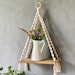 Macrame Shelf PATTERN Pdf, Macrame Wall Shelf DIY, Macrame Magazine ...