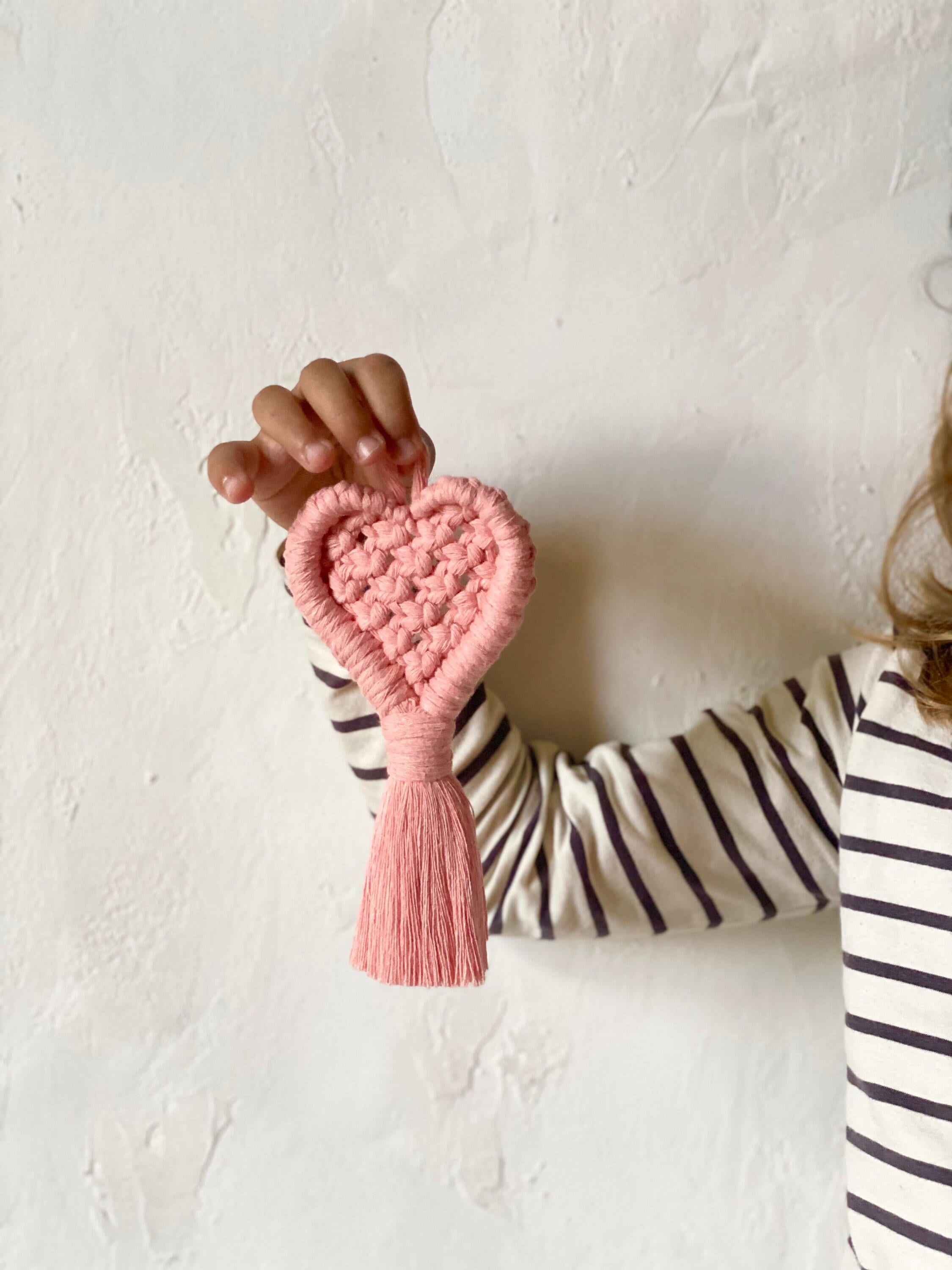 Macrame Heart PDF Pattern, Macrame Pattern for Beginners, Handmade ...