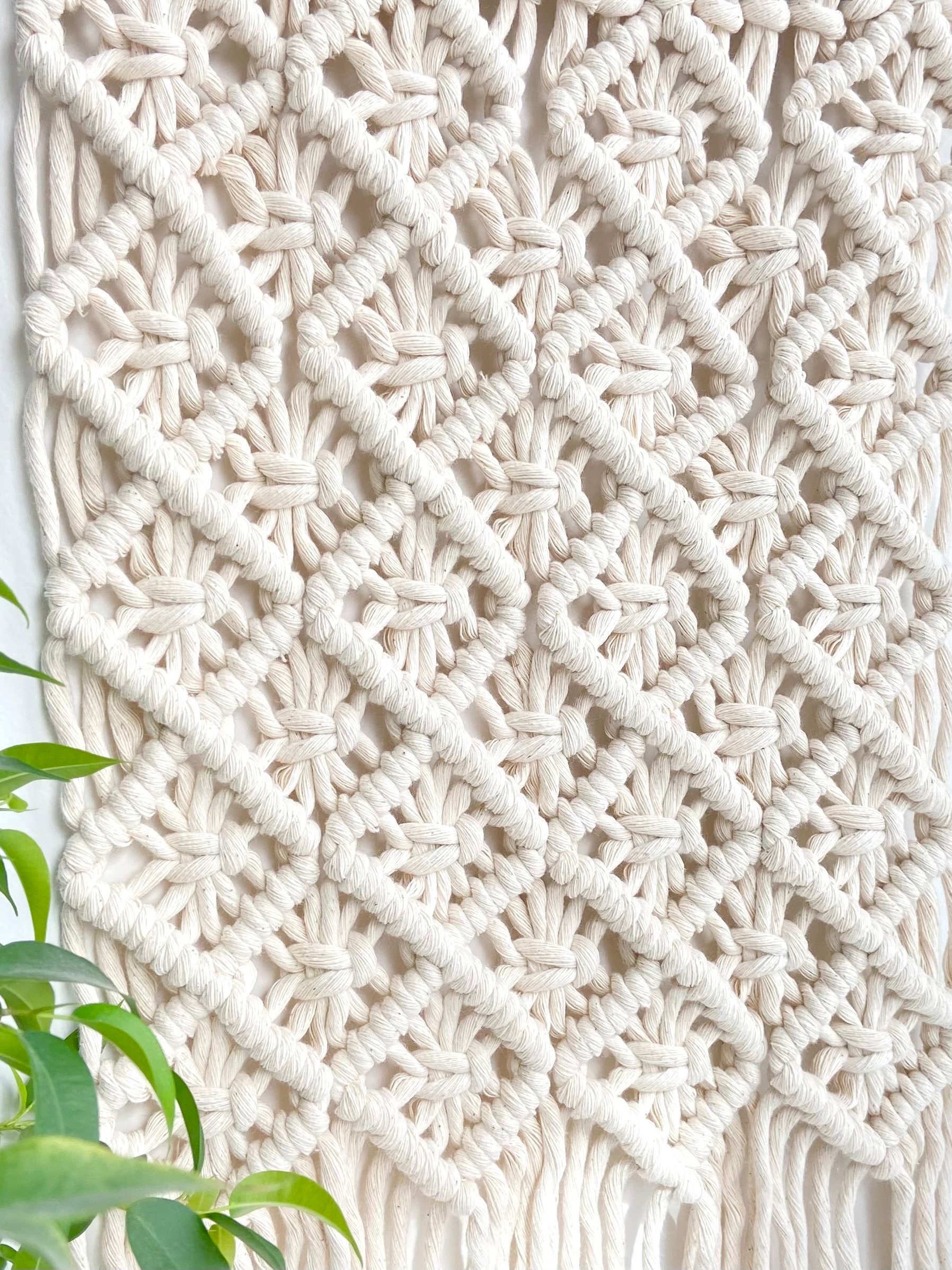 Geometric Macrame Wall Hanging Pattern PDF Diamonds Macrame - Etsy