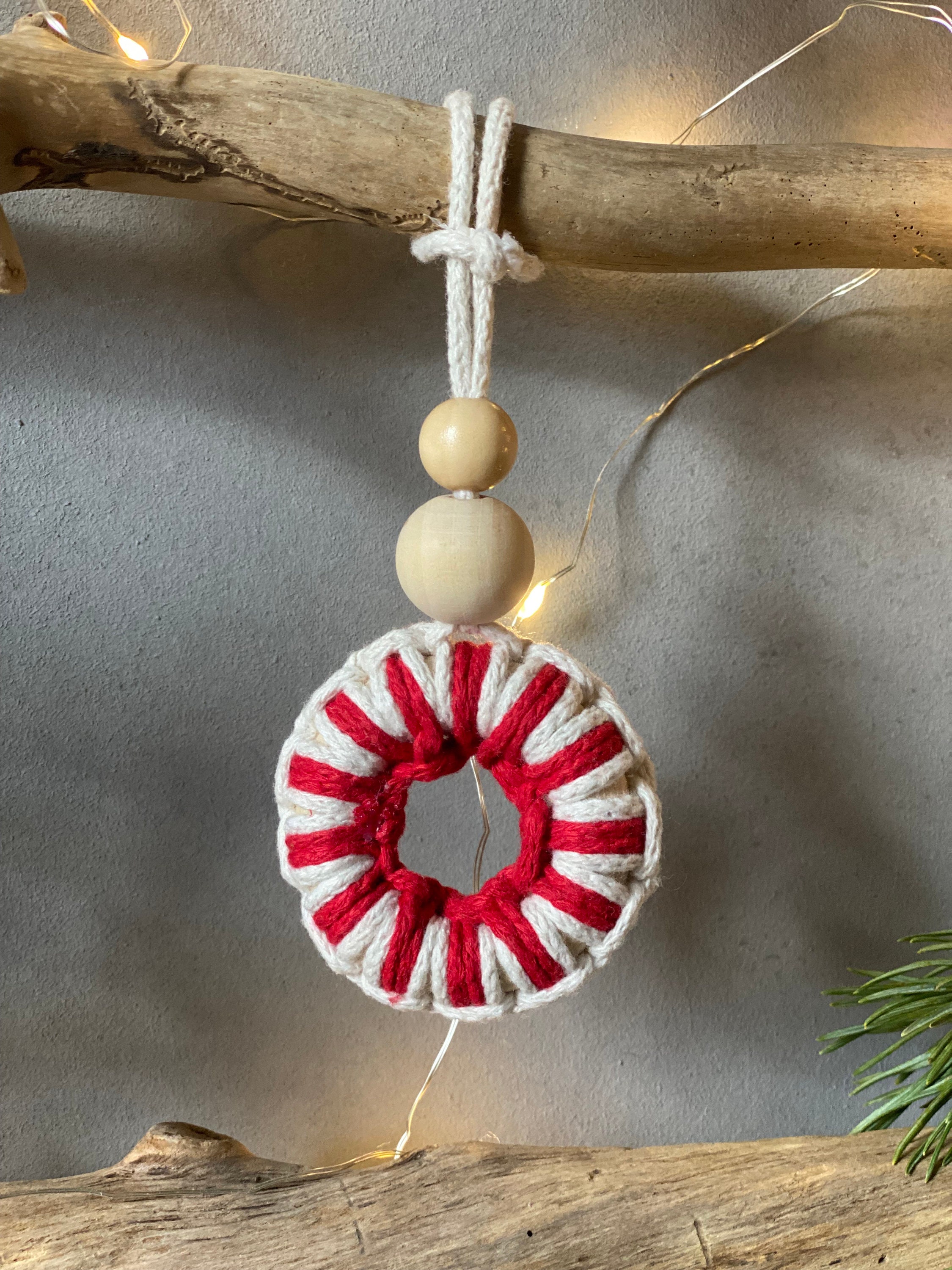 Macrame Christmas Ornament PDF Pattern, Macrame Christmas Gnome ...