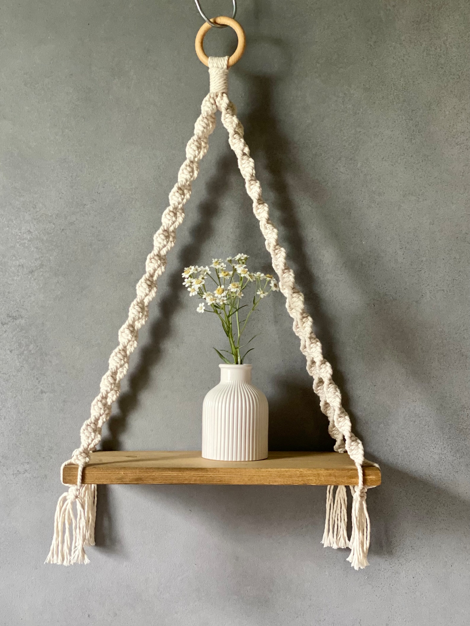 Macrame Shelf PATTERN Pdf, Macrame Wall Shelf DIY, Macrame Magazine ...