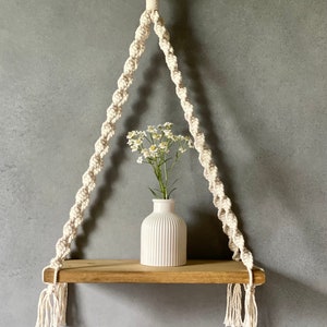 Macrame Shelf PATTERN Pdf, Macrame Wall Shelf DIY, Macrame Magazine ...