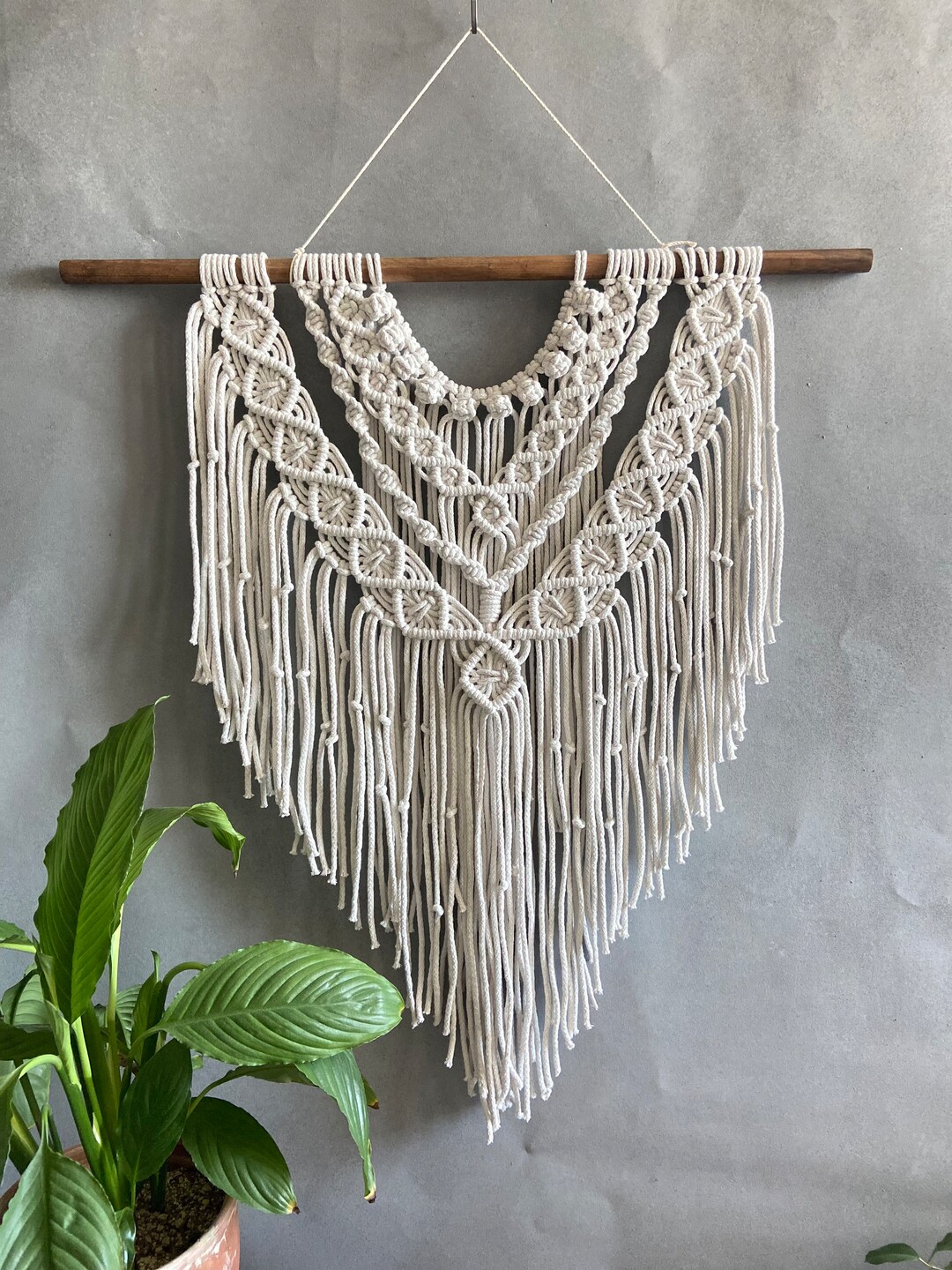 Macrame Wall Hanging Pattern PDF, Large Macrame Pattern, Macrame ...