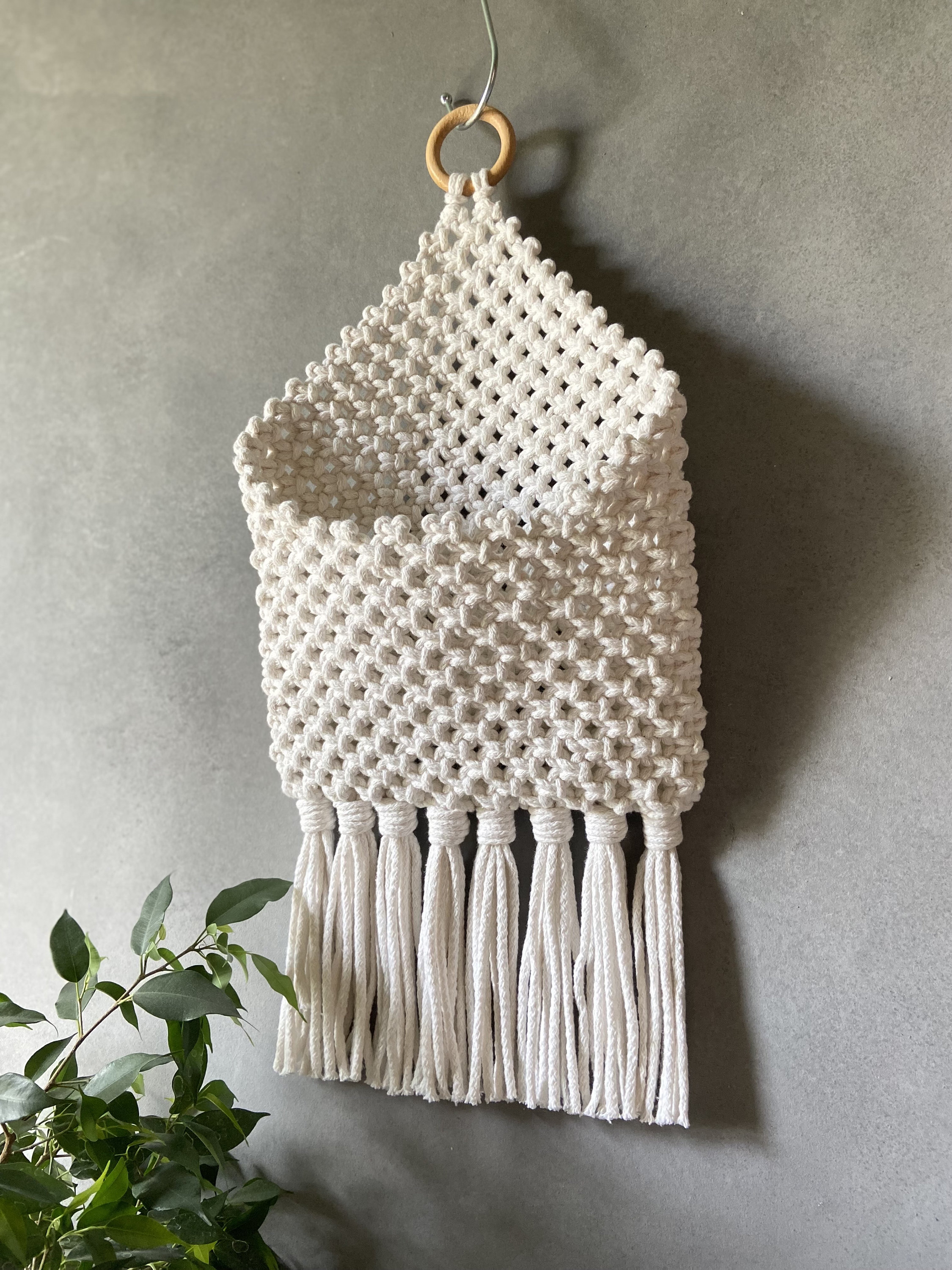 Macrame Pocket PATTERN Pdf Macrame Book Holder Macrame for - Etsy