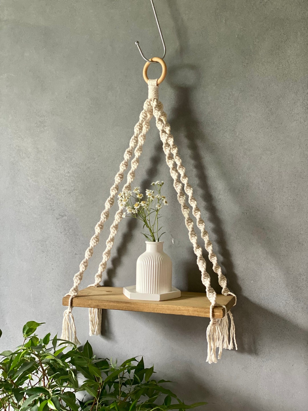 Macrame Shelf PATTERN Pdf, Macrame Wall Shelf DIY, Macrame Magazine ...