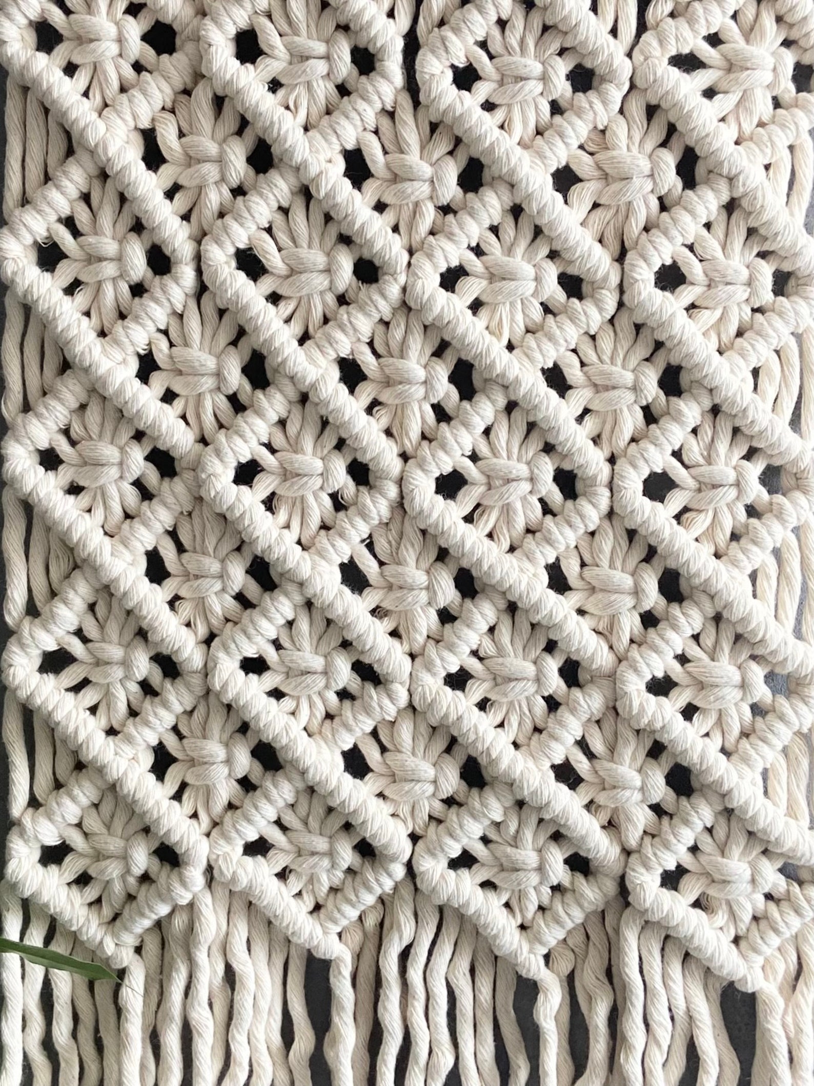 Geometric Macrame Wall Hanging Pattern PDF Diamonds Macrame - Etsy