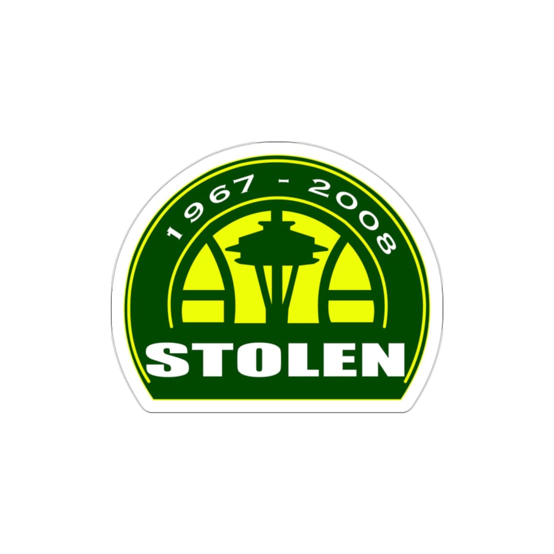 Seattle Supersonics Stolen Die-cut Stickers - Etsy