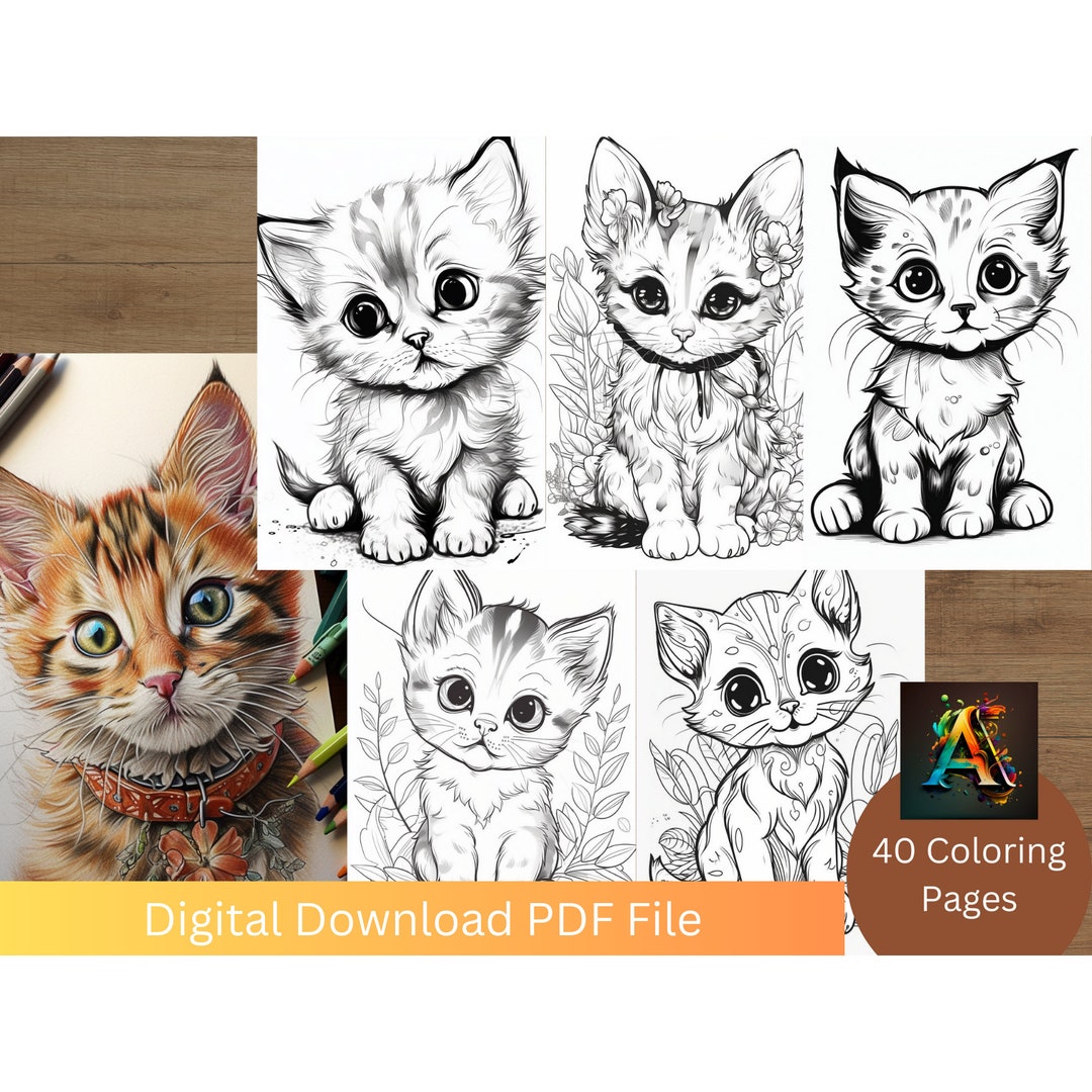 Adorable Cats - Get Lost in a World of Fluffy, Adorable Kittens - Etsy