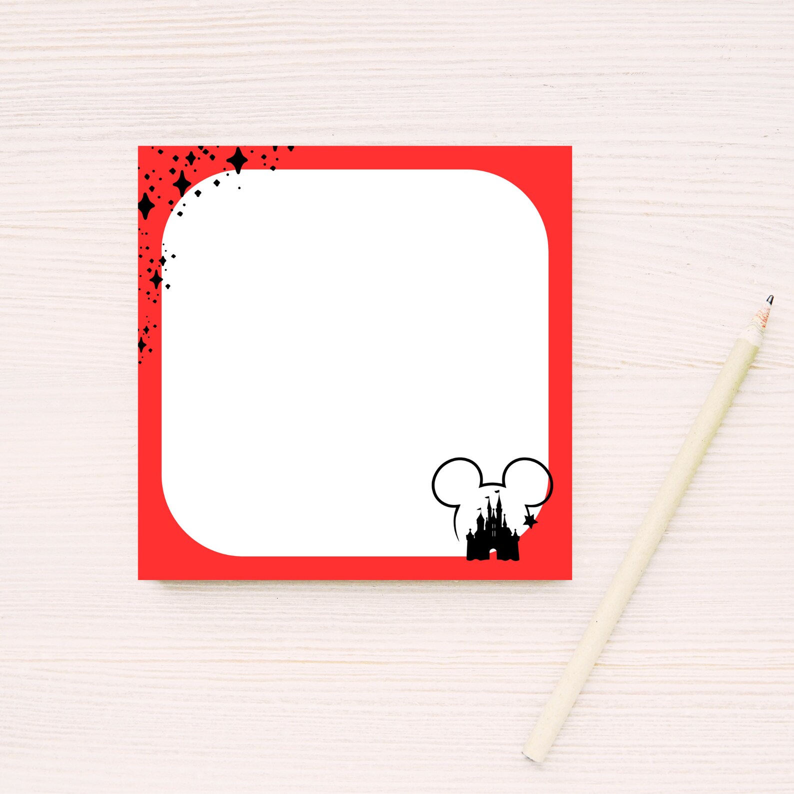 Disney World, Disney, Mickey, Disney Inspired, 4x4, Sticky Notes ...