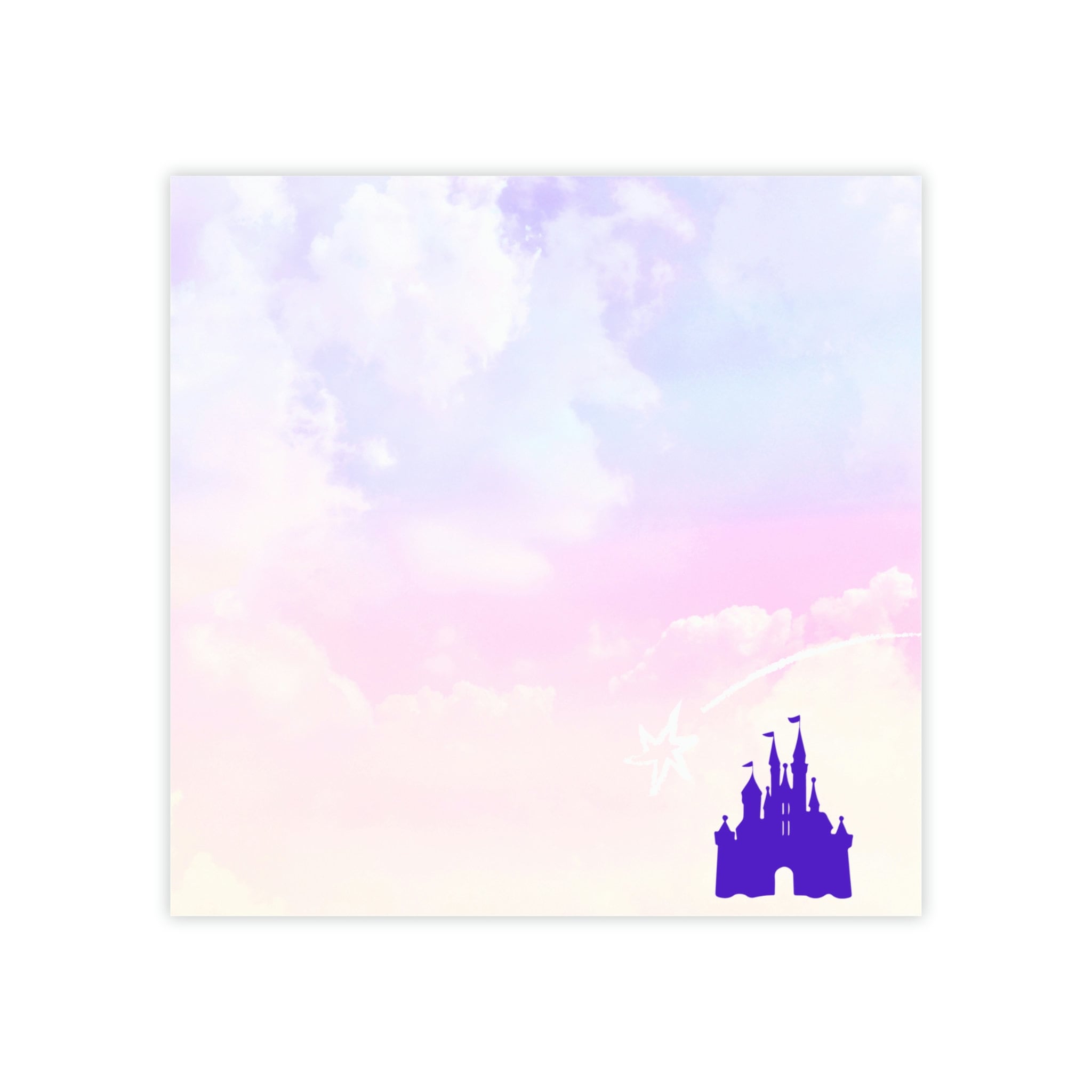 Castle Cinderellas Castle Disney Disneyland Sticky Notes - Etsy