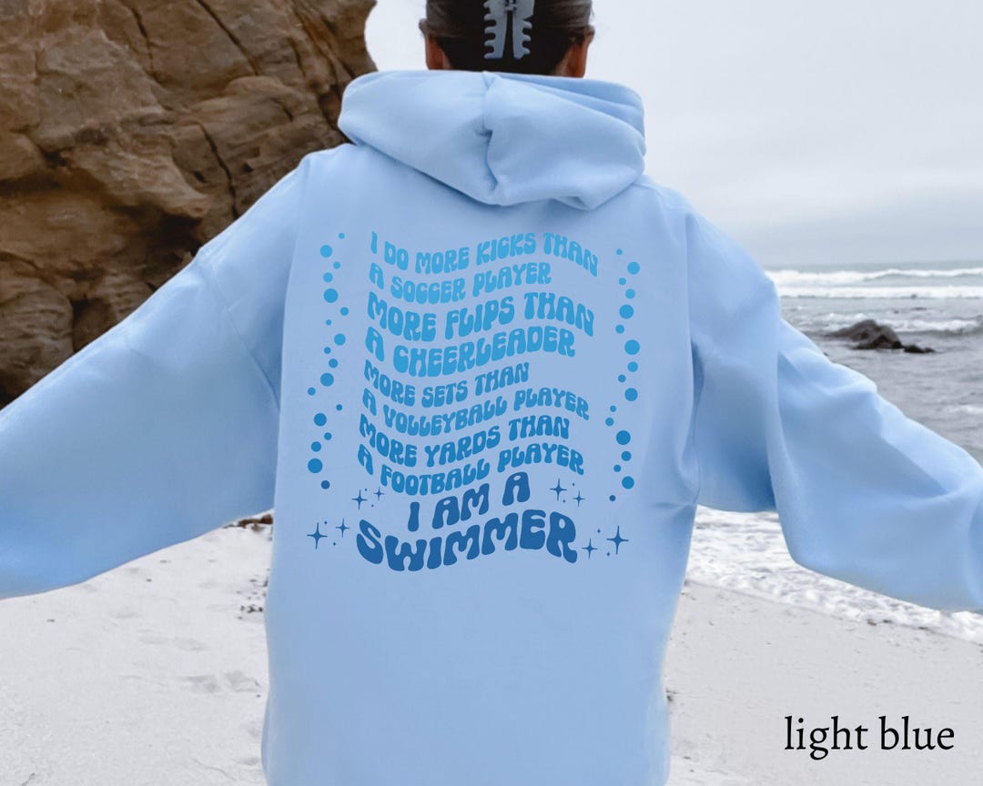 Swimmers Hoodie, Funny Swim Sweatshirt for Swim Meet, Gift for Swimmer ...