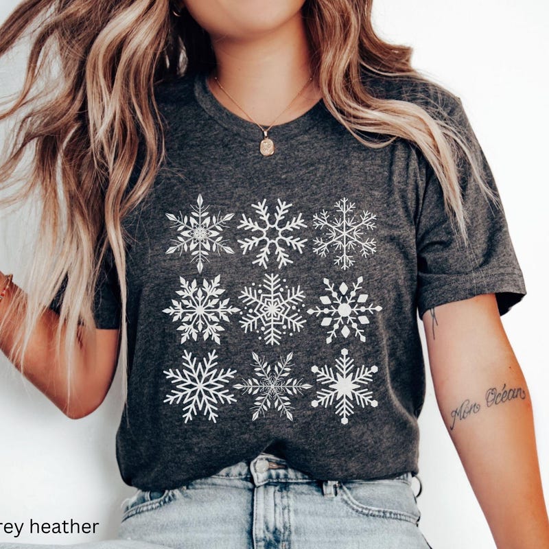 Snowflake Shirt - Etsy