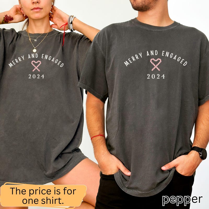 Engagement Couple Shirts - Etsy