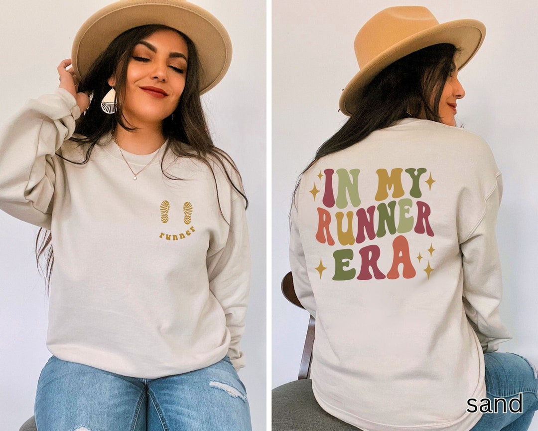 In My Runner Era Sweatshirt, Runners Sweatshirt, Gift for Marathon Runner, Running Sweatshirt ...