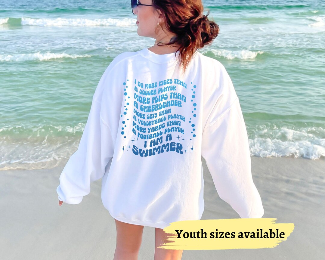 Swimmers Sweatshirt, Funny Swim Sweater for Swim Meet, Gift for Swimmer ...