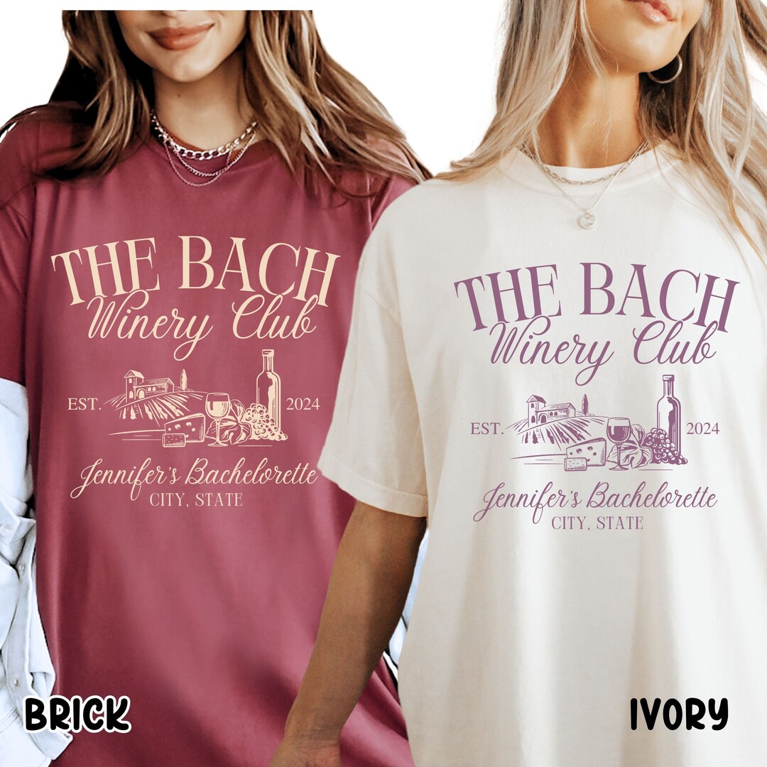 Luxury Bachelorette Merch Comfort Colors Tee, Custom Bachelorette Wine ...