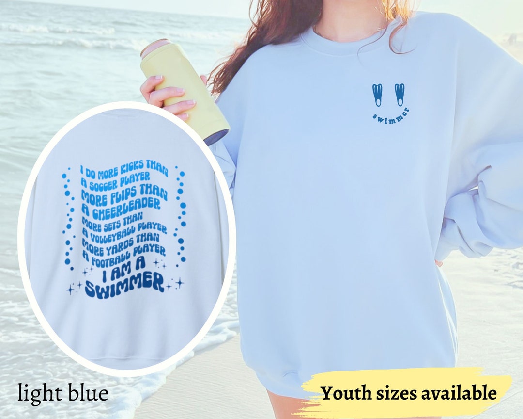 Swimmers Sweatshirt, Funny Swim Sweater for Swim Meet, Gift for Swimmer ...