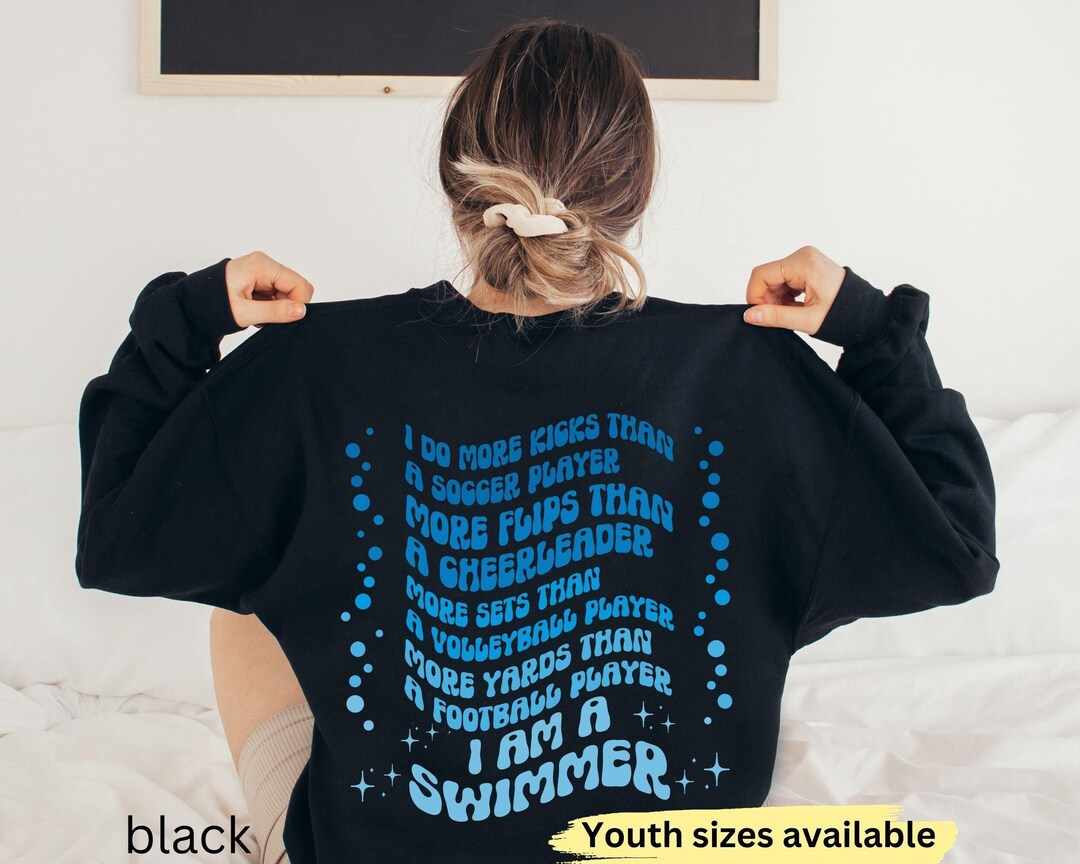Swimmers Sweatshirt, Funny Swim Sweater for Swim Meet, Gift for Swimmer ...