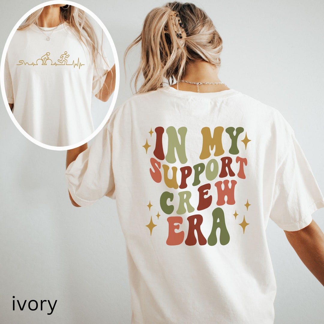 Triathlon Support Crew Shirt, in My Support Crew Era Comfort Colors ...