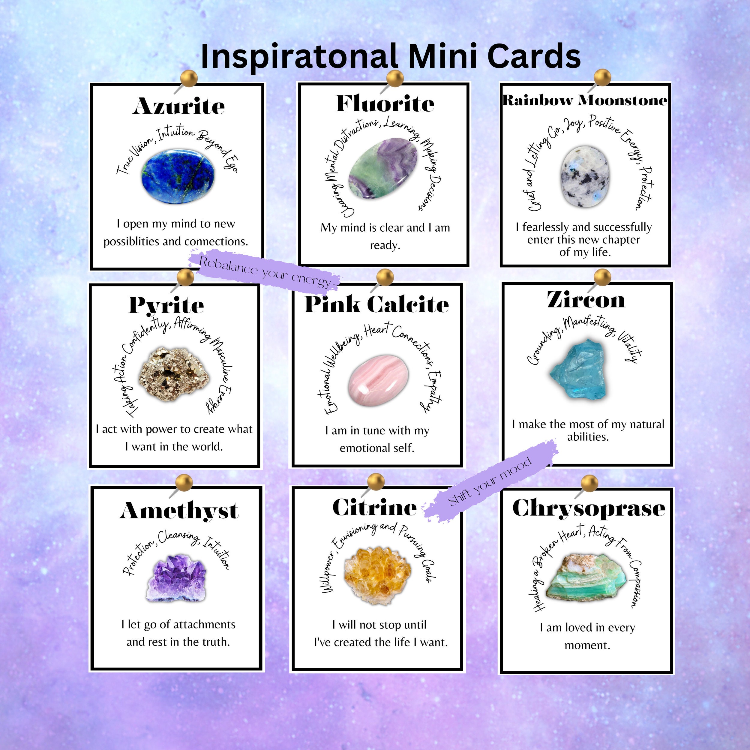 Daily Affirmations, Crystal Healing, Manifest Intentions, Inspirational ...