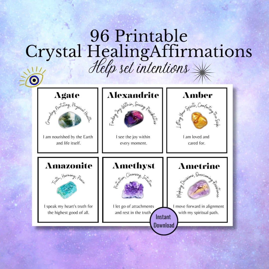 Daily Affirmations, Crystal Healing, Manifest Intentions, Inspirational ...
