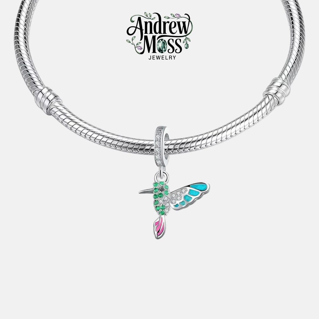 Colibri Bird Dangle Charm, 925 Sterling Silver Charms Fits Pandora ...