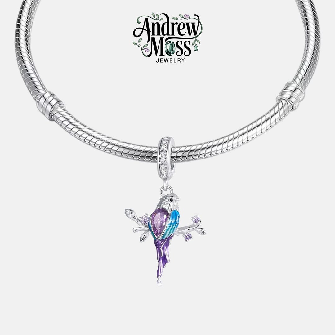 Hummingbird Dangle Charm , 925 Sterling Silver Charms Fits Pandora ...