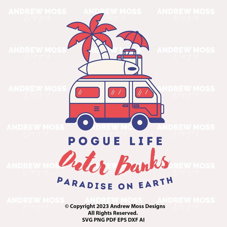 Outer Banks Paradise on Earth SVG T-shirt Design Outer Banks Print on ...