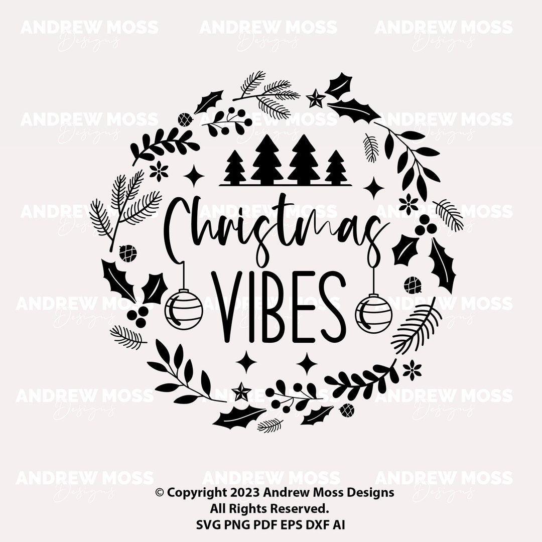 Vibes de Natal SVG PNG, Família Natal Svg, Feliz Natal Svg, Feriado Svg ...