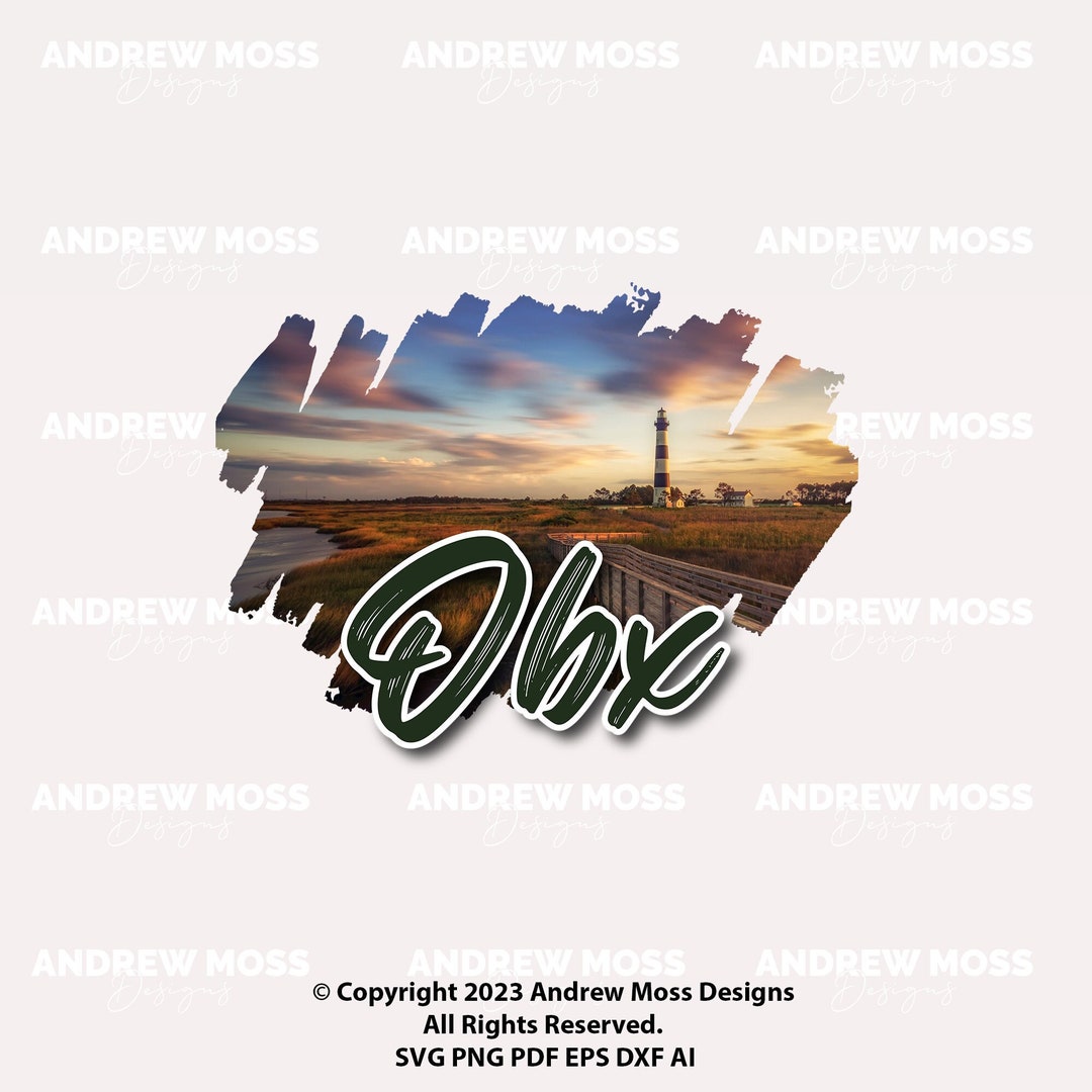 OBX Svg, Outer Banks Silhouette, North Carolina Svg, Outer Banks Svg ...