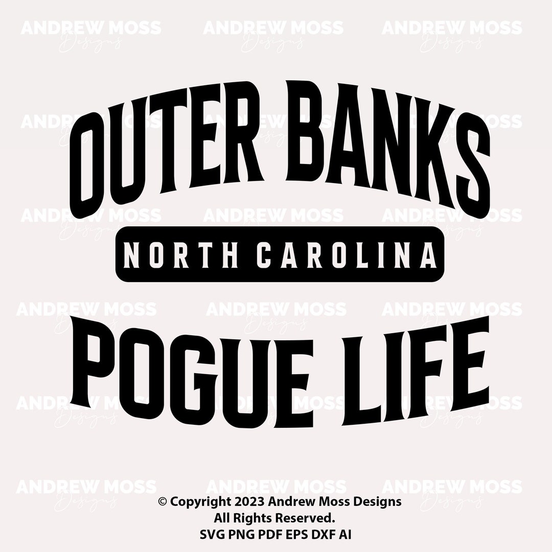 Outer Banks geschnitten Datei, Outer Banks Silhouette, Outer Banks ...