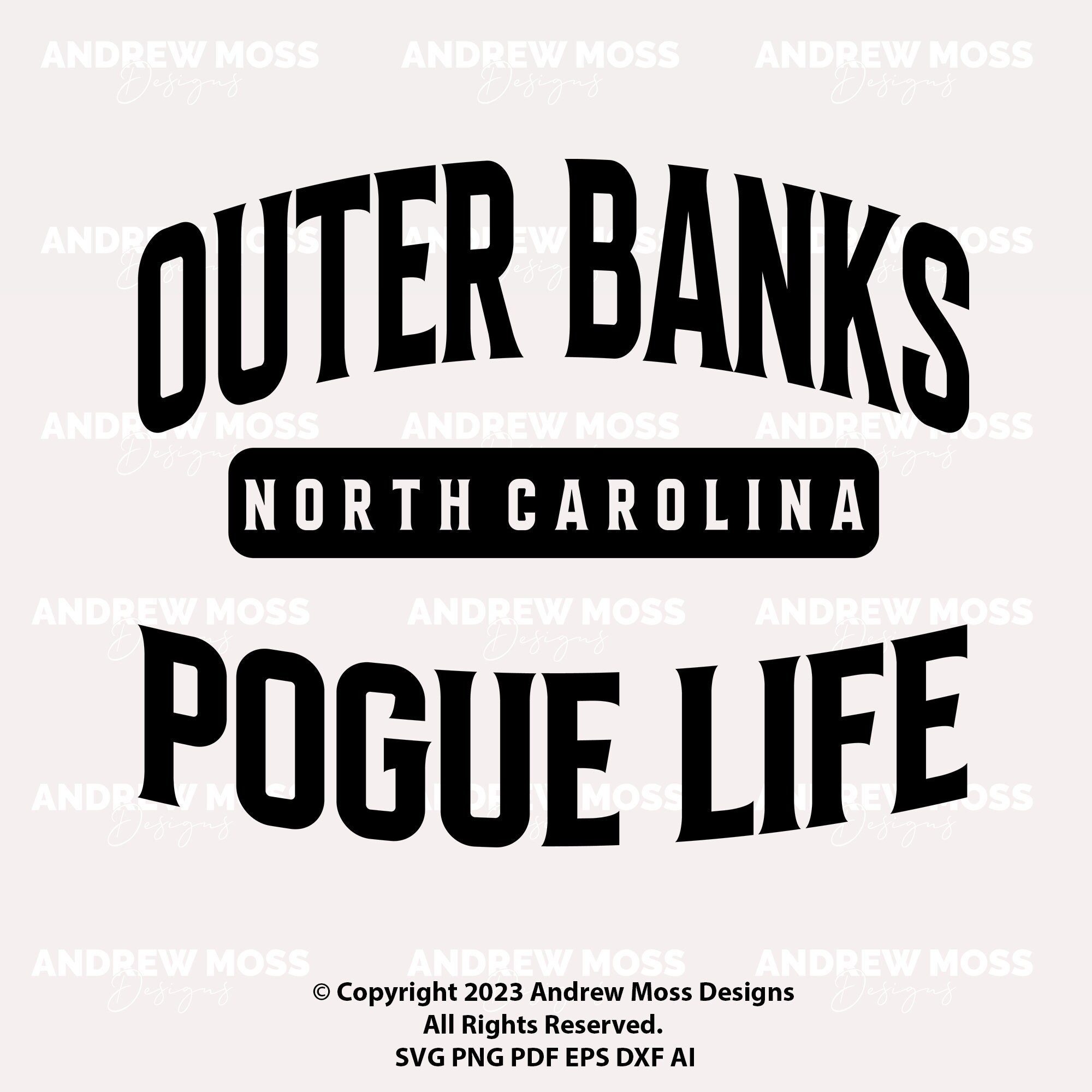 Outer Banks Svg, Outer Banks Silhouette, North Carolina Svg, Obx Svg ...