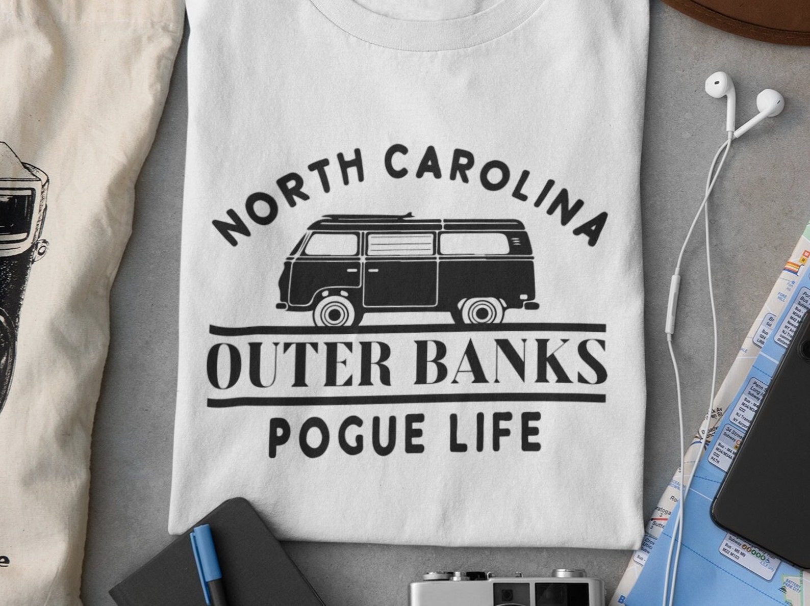 Outer Banks North Carolina SVG PNG PDF Pogue Life Svg, Obx Van Svg ...