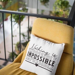 Nothing is Impossible SVG PNG Inspirational Svg, Motivational Svg ...