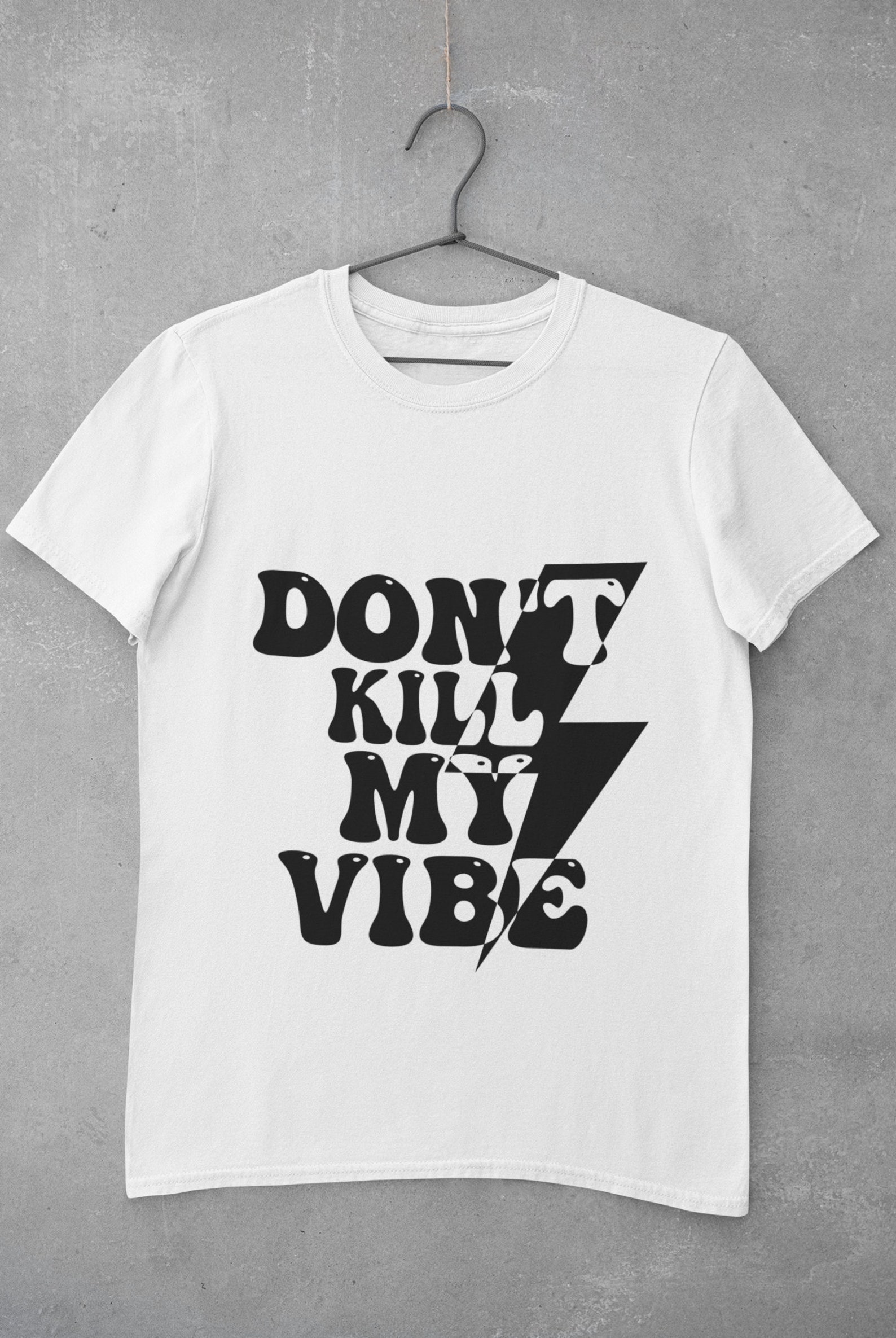 Don't Kill My Vibe Svg, Lightning Bolt Svg, Mental Health Svg, Trendy ...