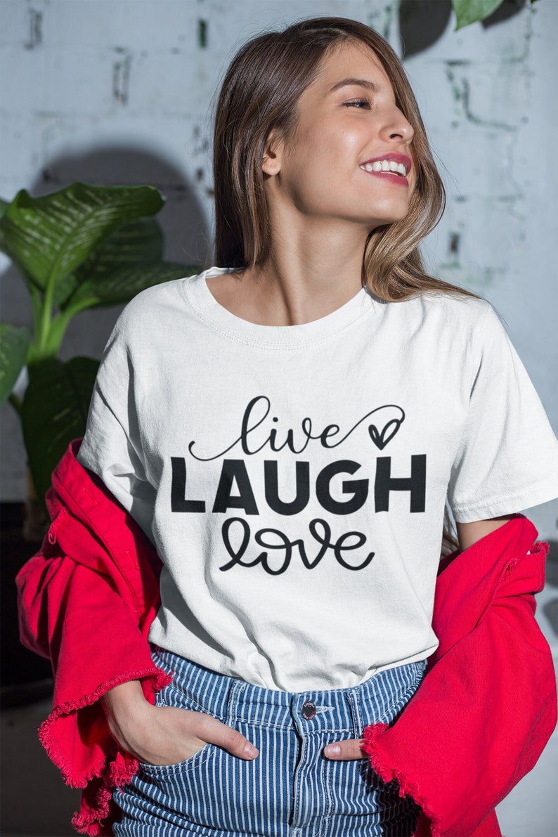 Live Laugh Love SVG PNG PDF Love Svg Happy Svg Love Quote - Etsy