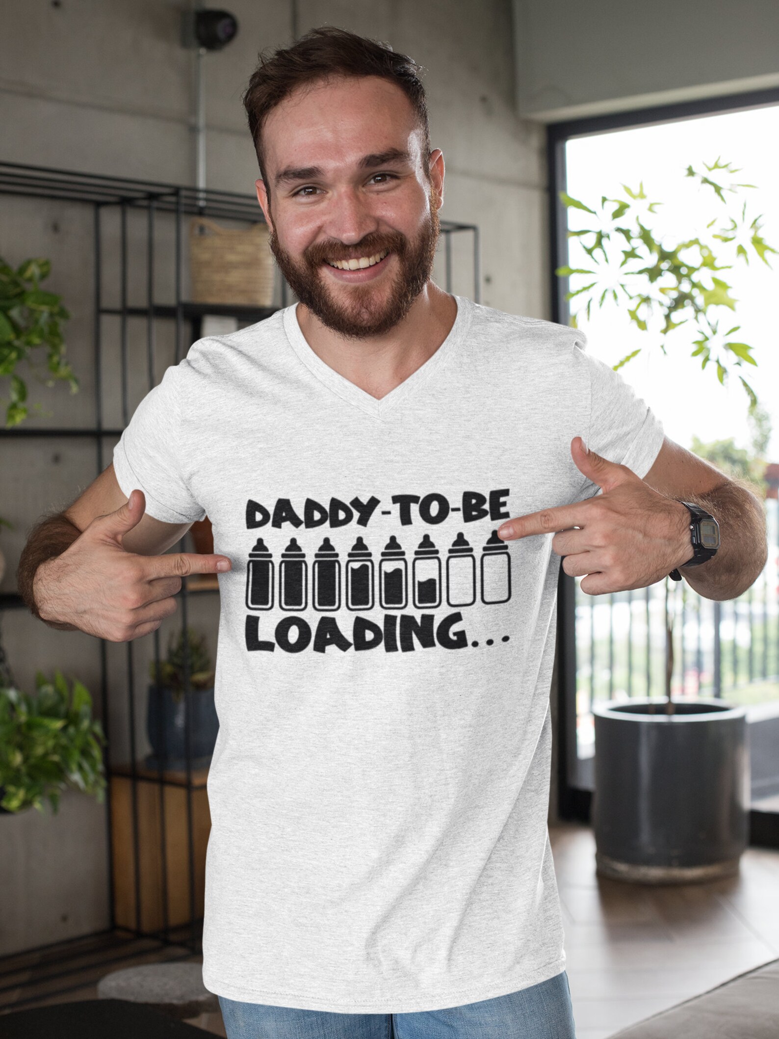 Daddy to Be Loading SVG PNG , Dad Svg, Father Svg, Fathers Day Svg, Dad ...