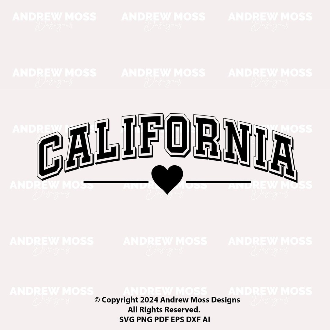 California Svg, California Silhouette, California State Svg, California ...