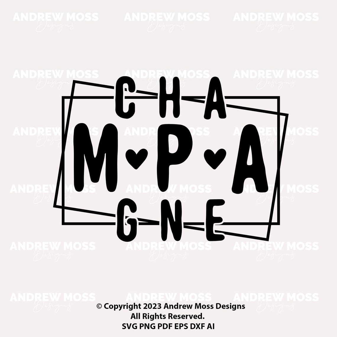 Champagne Svg, Champagne Letters Silhouette, Champagne Time Svg, New ...