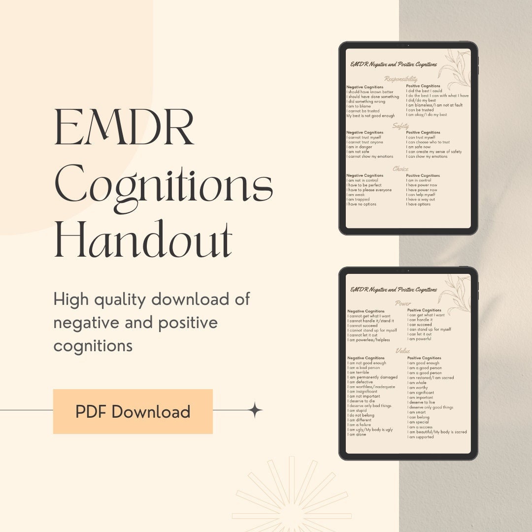 EMDR Therapy Handout - Etsy